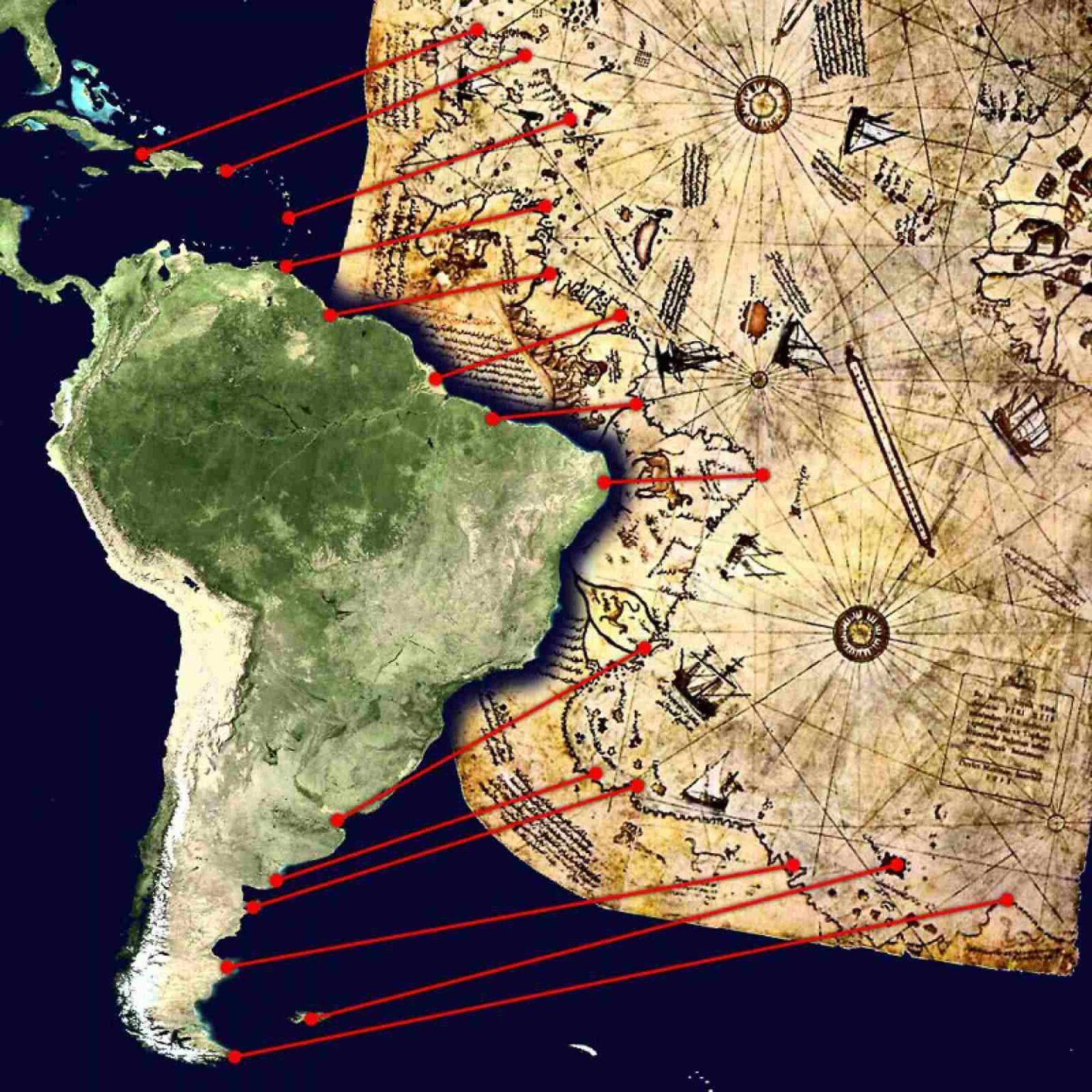 De Piri Reis-kaart: waar is de verloren kaart van Columbus?