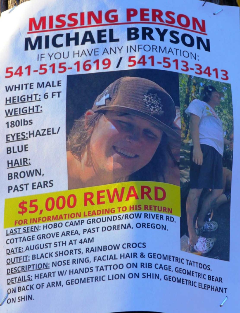 Michael Bryson Just Disappeared From The Hobo Campground In Oregon!