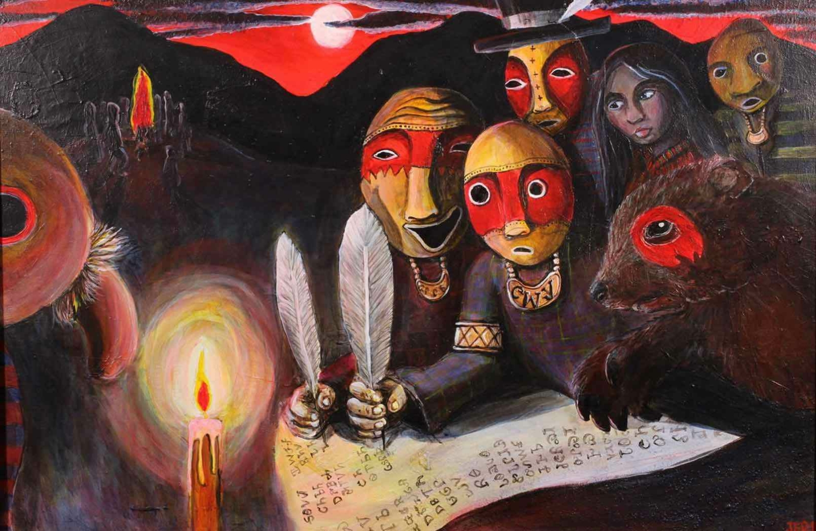 La misteriosa gente de ojos lunares de la antigua tradición cherokee