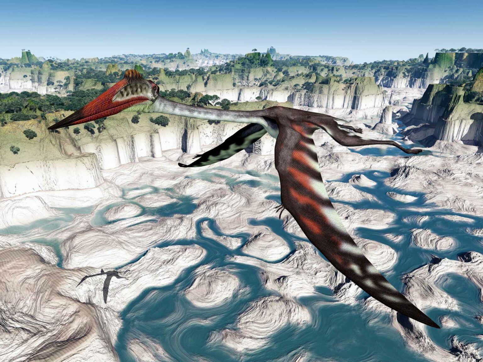 Quetzalcoatlus: Earth's Largest Flying Creature With A 40-foot Wingspan